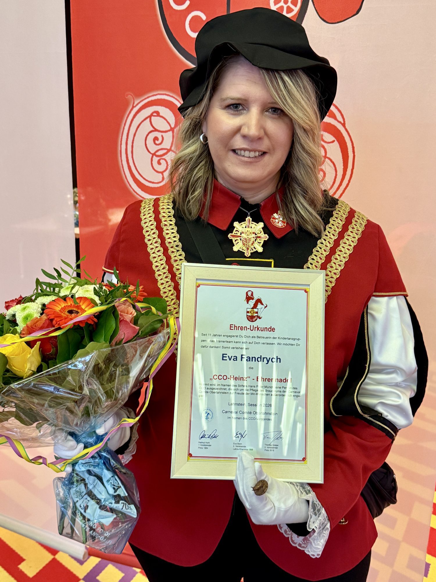 Seltene Ehrung für Eva Lauer-Fandrych - Carneval Comité Oberlahnstein e. V.